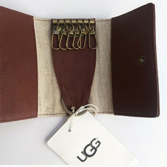 UGG | Bags | Ugg Key Case Leather Trifold | Poshmark